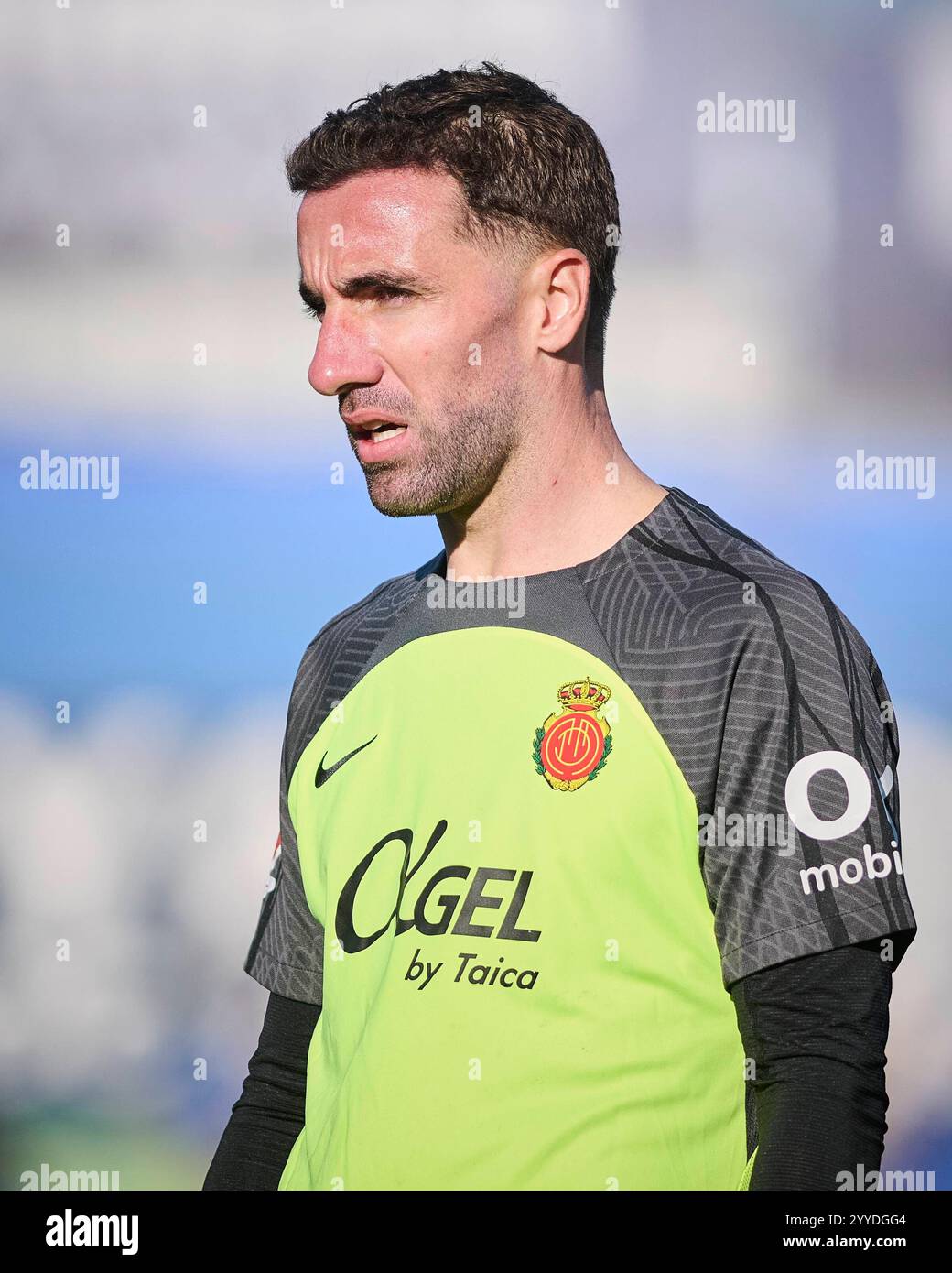 Spanish La Liga EA Sports soccer match Getafe vs Mallorca at Coliseum ...