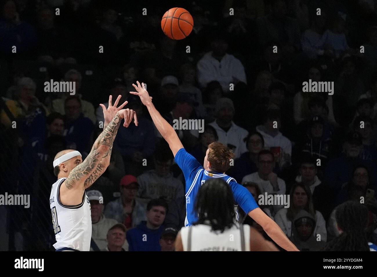 Georgia Tech forward Duncan Powell (31) shoots and scores against Duke ...