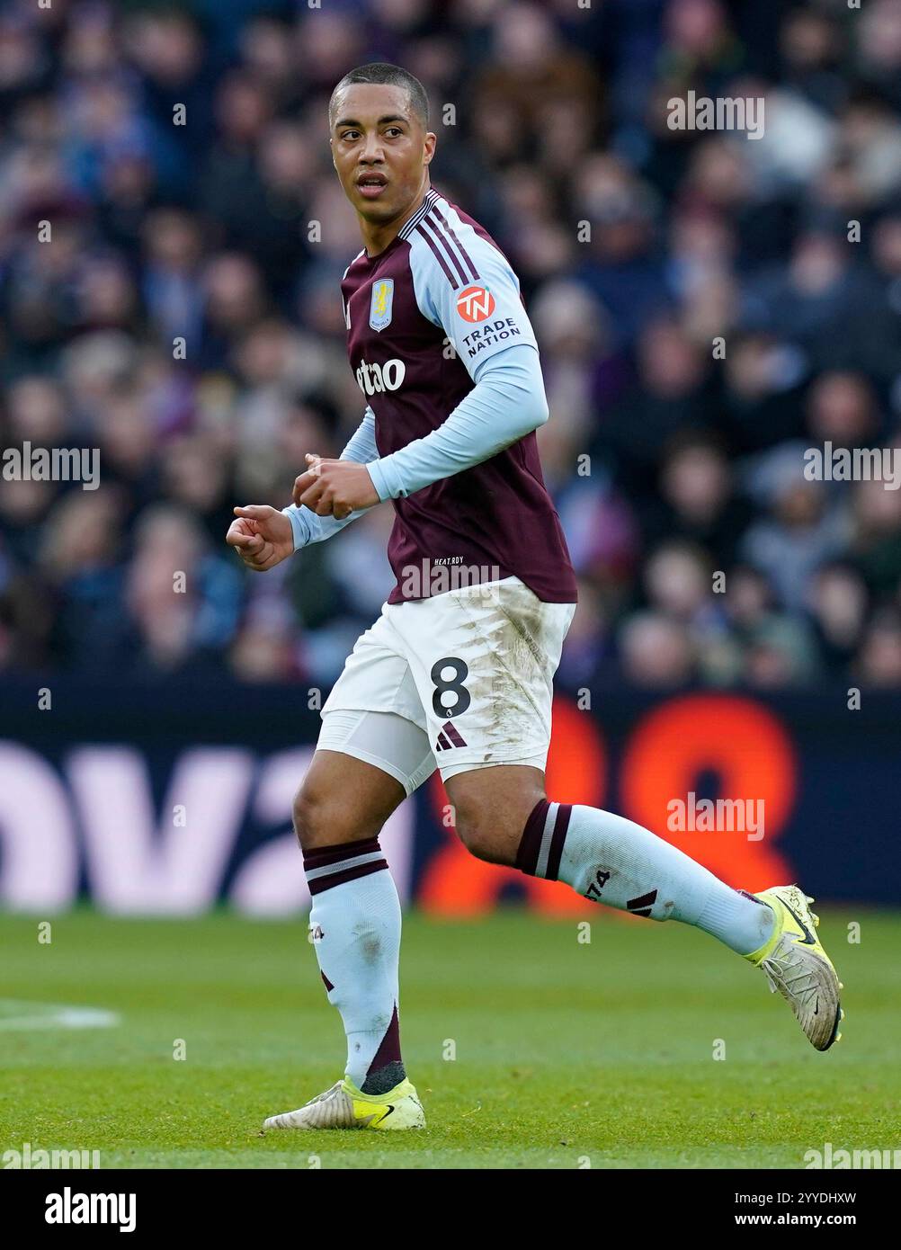 Birmingham, UK. 21st Dec, 2024. Youri Tielemans of Aston Villa during ...