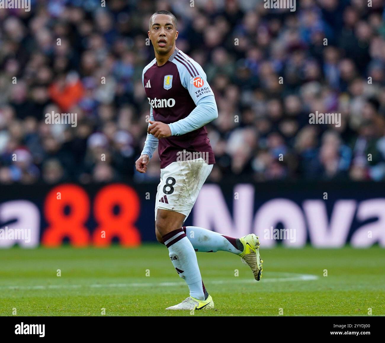 Birmingham, UK. 21st Dec, 2024. Youri Tielemans of Aston Villa during ...