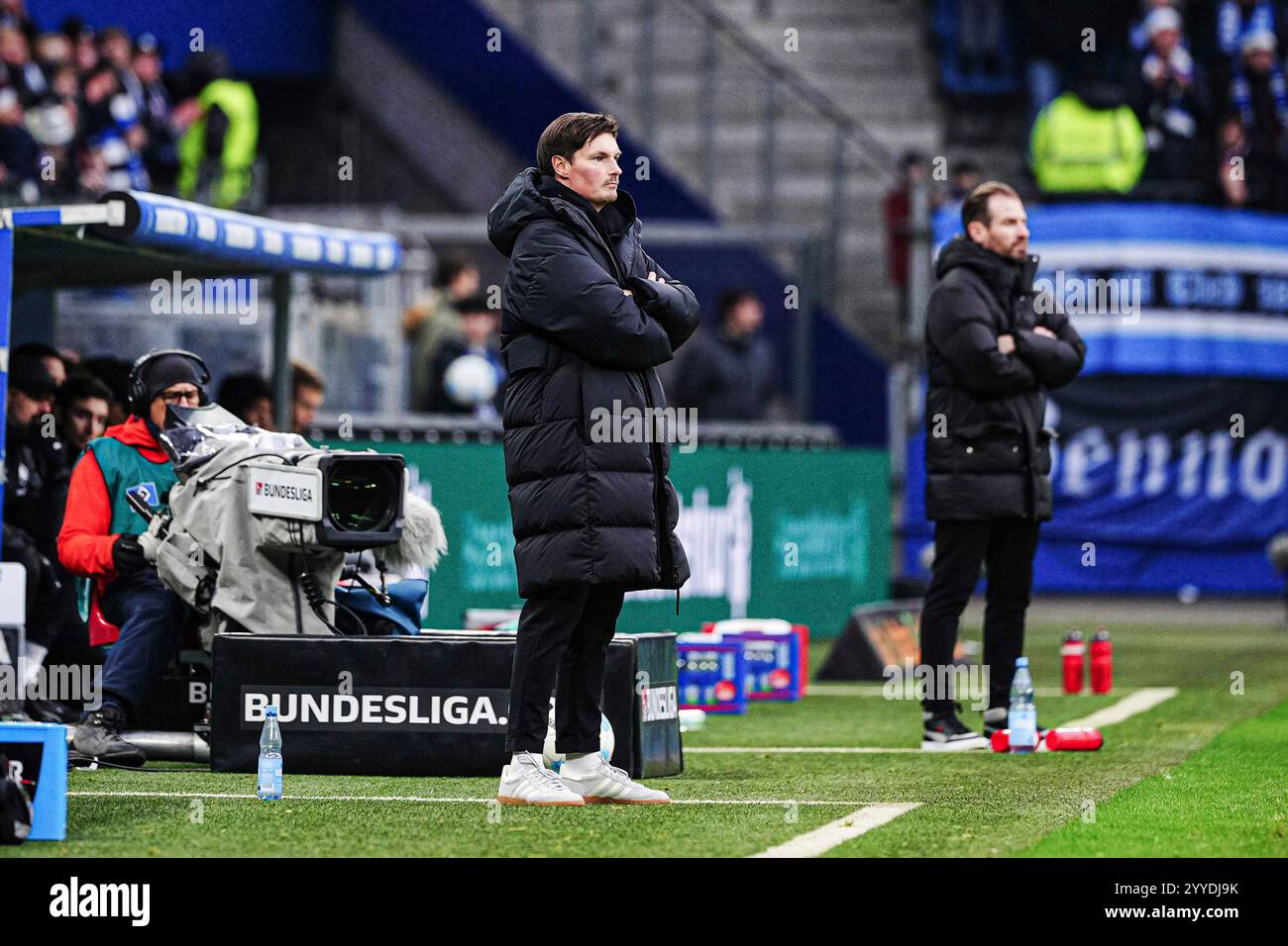 Merlin Polzin (Hamburger SV, Co-Trainer) GER, Hamburger SV vs. SpVgg ...