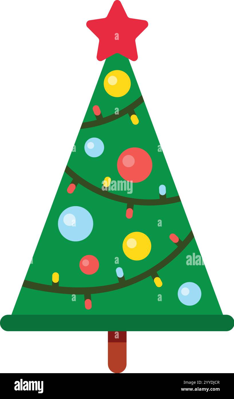 Flat topped tree Stock Vector Images - Alamy