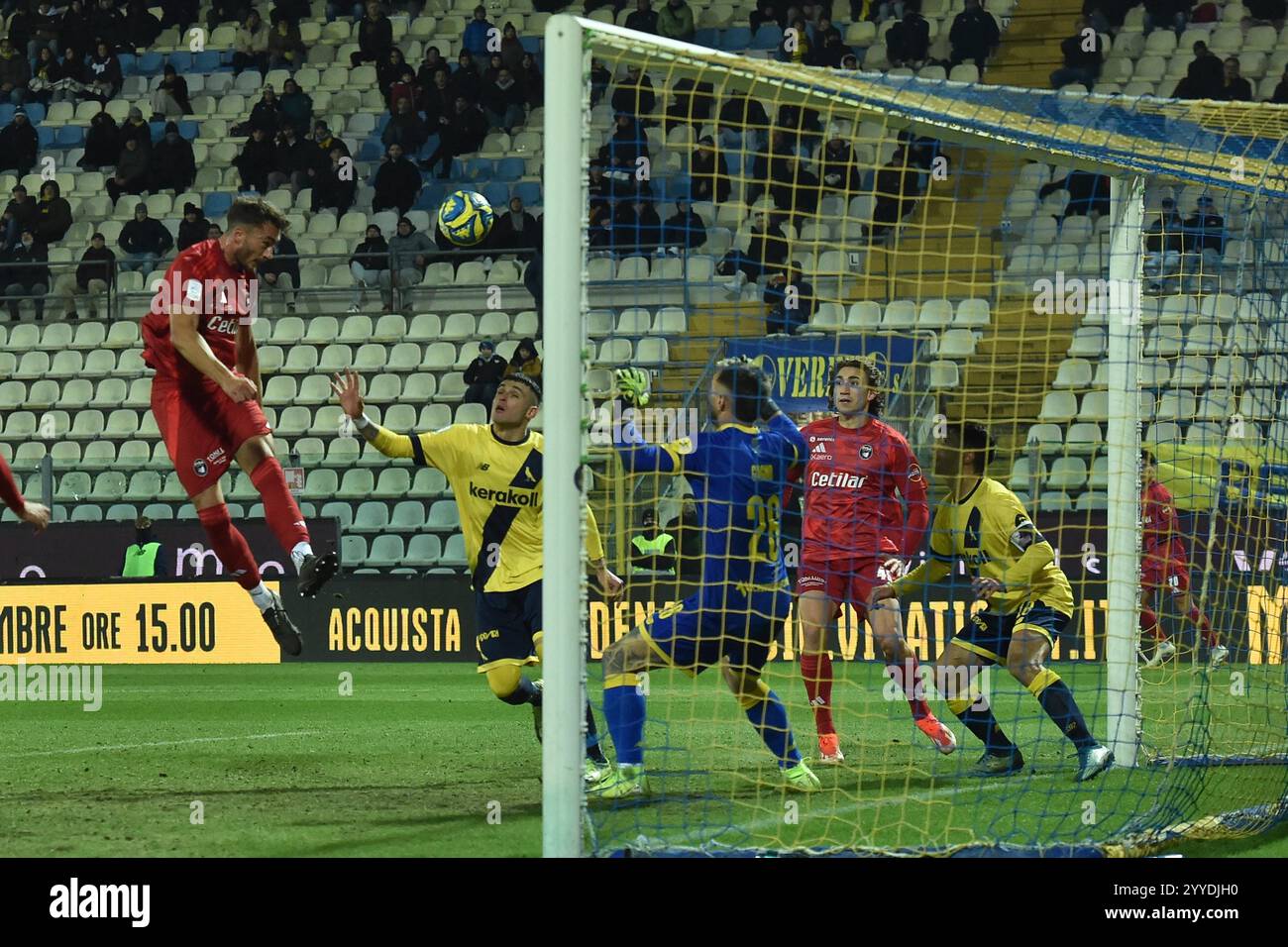 Modena, Italy. 21st Dec, 2024. Simone Canestrelli (Pisa) opportunity ...