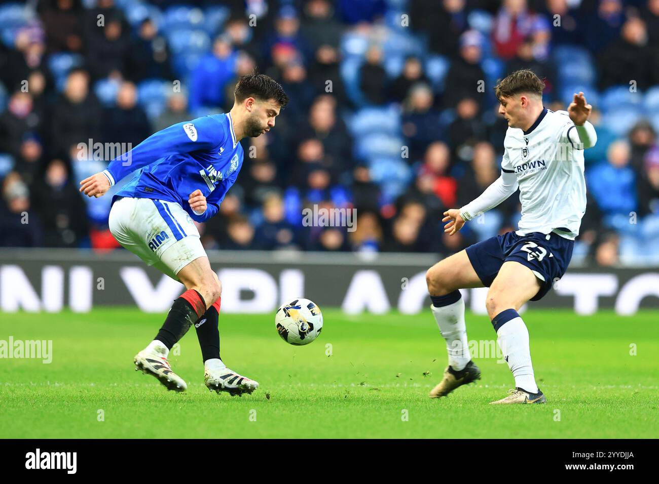 Ibrox Stadium, Glasgow, UK. 21st Dec, 2024. Scottish Premiership ...