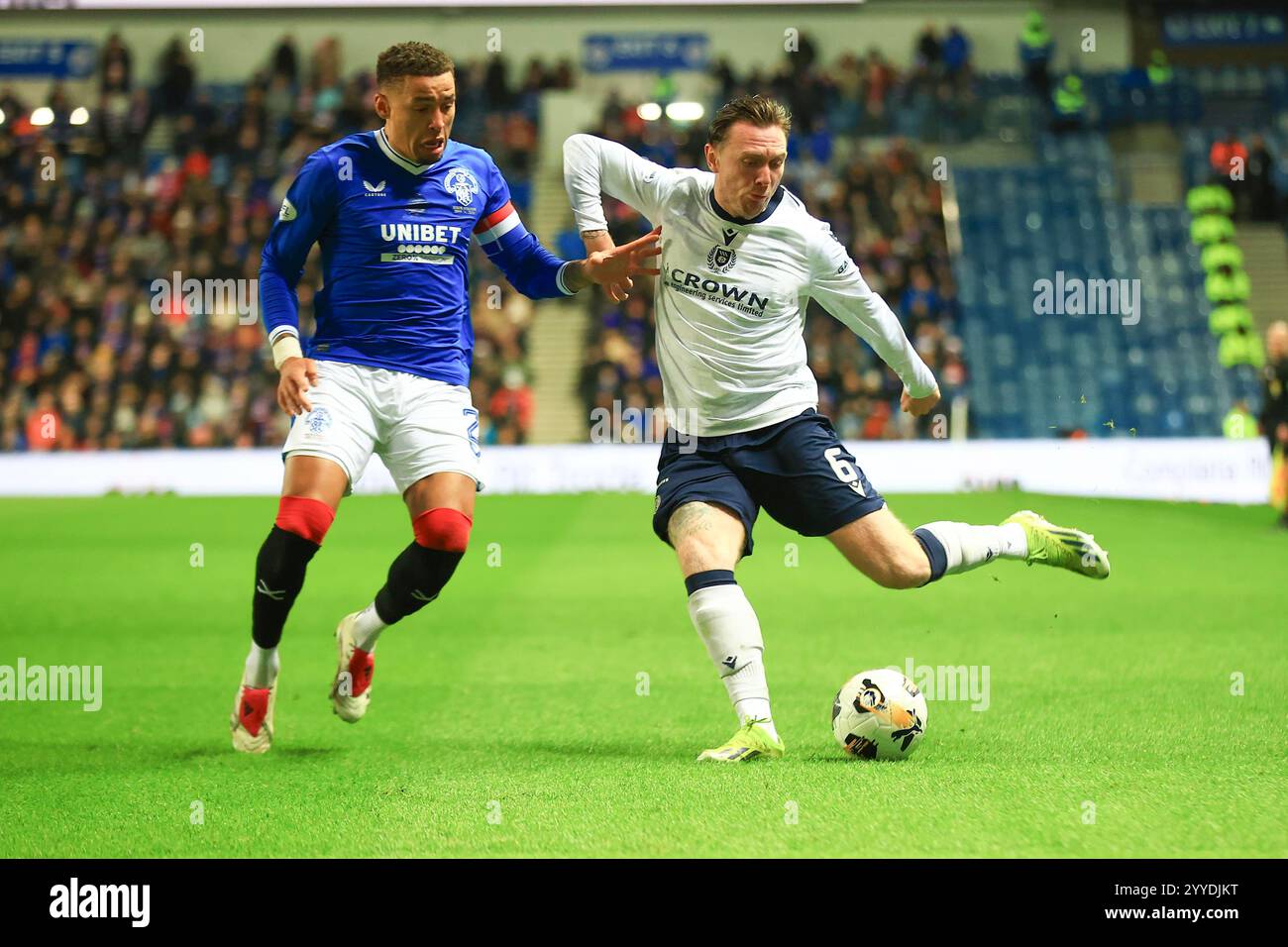 Ibrox Stadium, Glasgow, UK. 21st Dec, 2024. Scottish Premiership ...