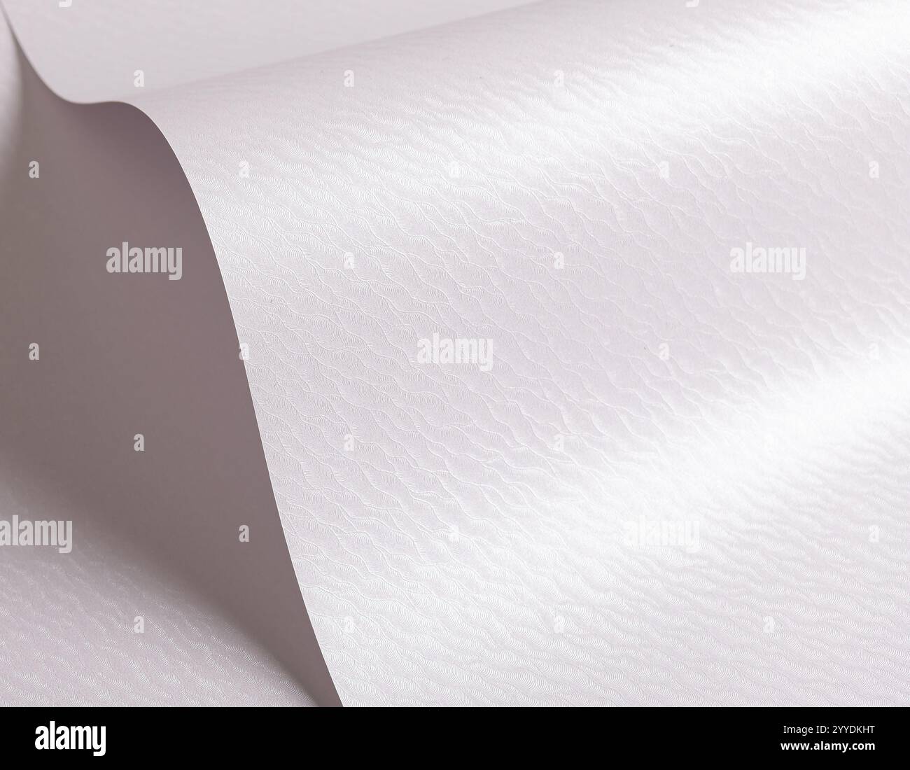 White pearlescent paper texture with a luminous satin finish and wavy ...