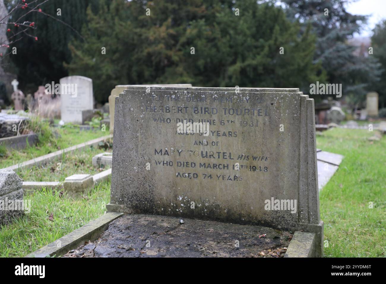 Grave of Mary Tourtel, the creator of Rupert Bear at St Martin's Church ...