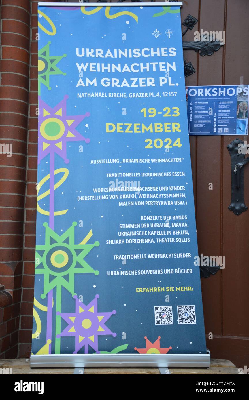 Berlin, Germany - December 21, 2024 - Ukrainian Christmas and ...