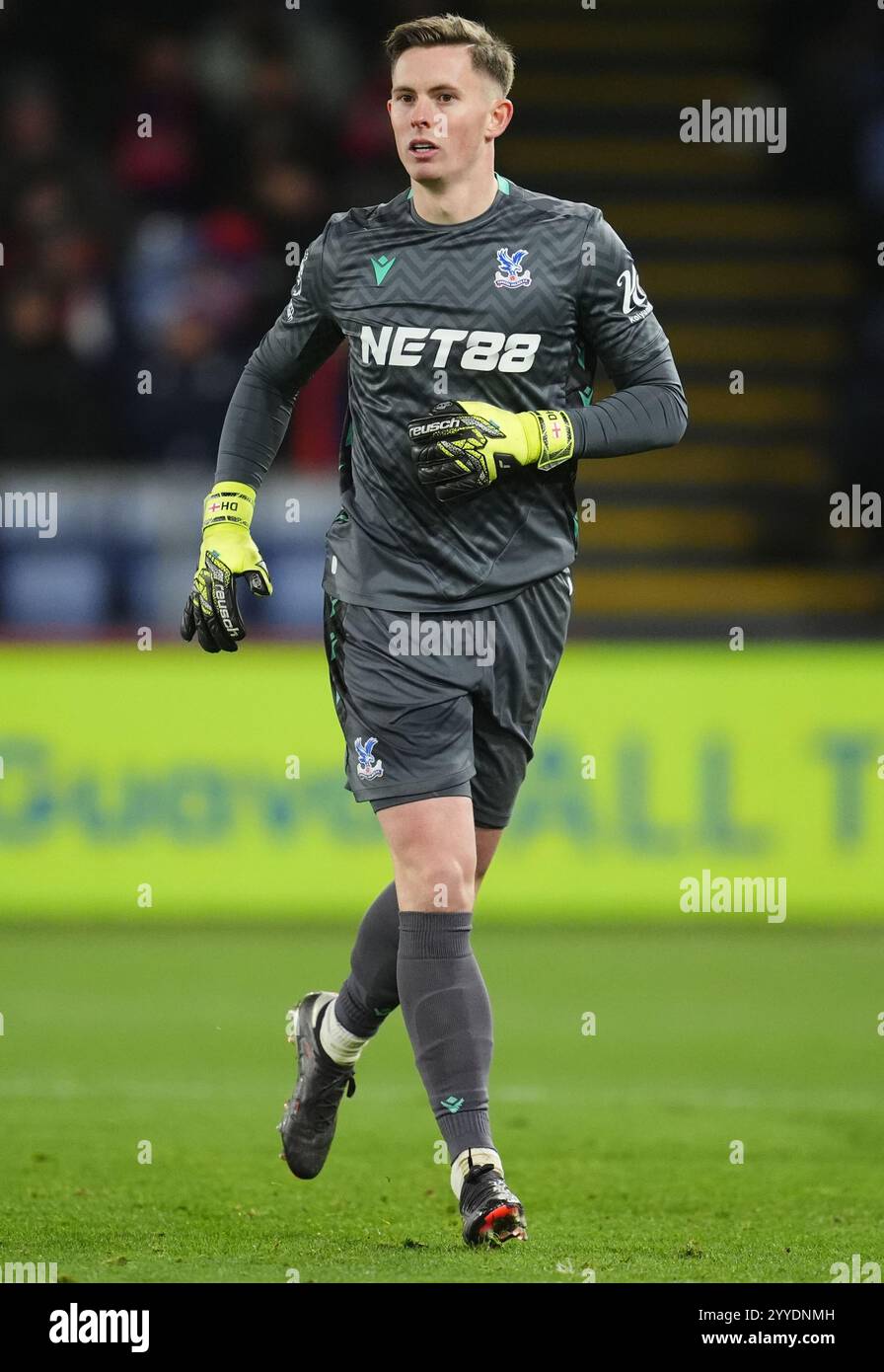 Crystal Palace goalkeeper Dean Henderson during the Premier League ...