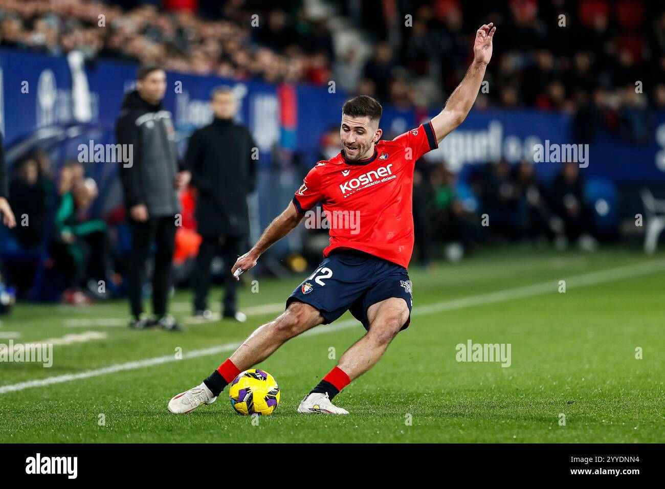 Jesus Areso of CA Osasuna in action during the Spanish League, LaLiga ...