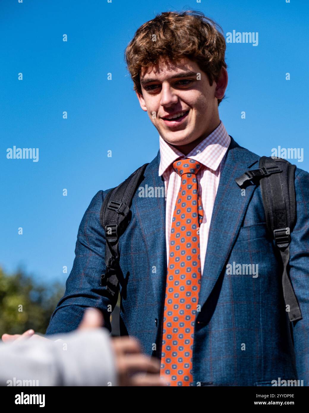 Dec 21, 2024.Arch Manning #16 of the Texas Longhorns during the walk in ...