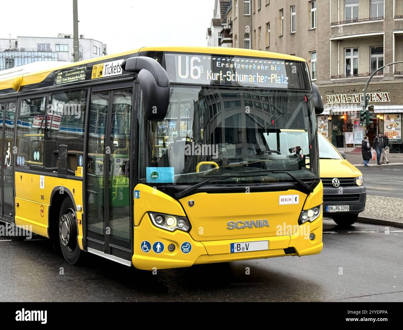 BVG Bus in Berlin Busline U6 *** BVG Bus in Berlin Busline U6 Copyright ...