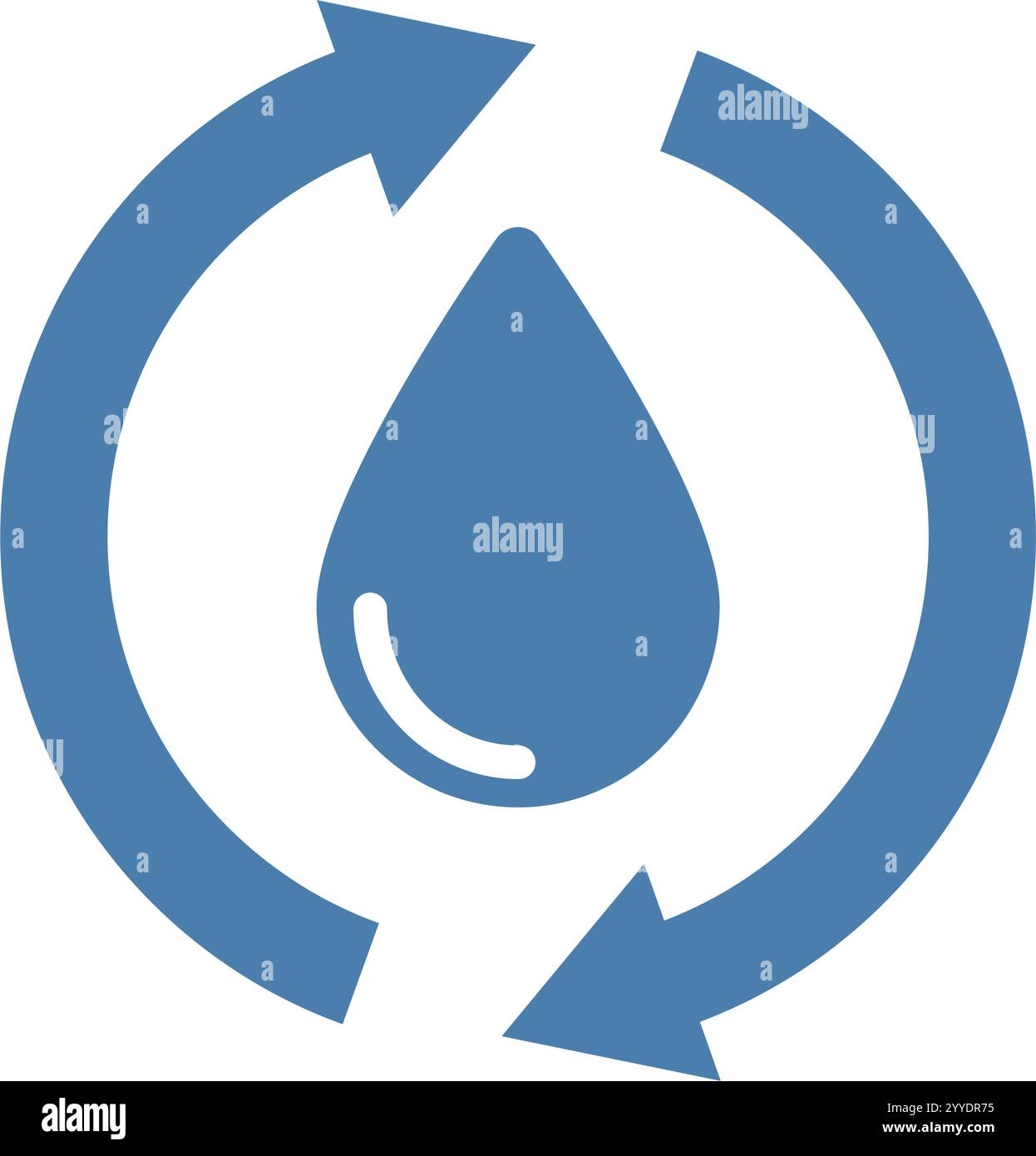 water recovery, recycle - vector icon Stock Vector Image & Art - Alamy