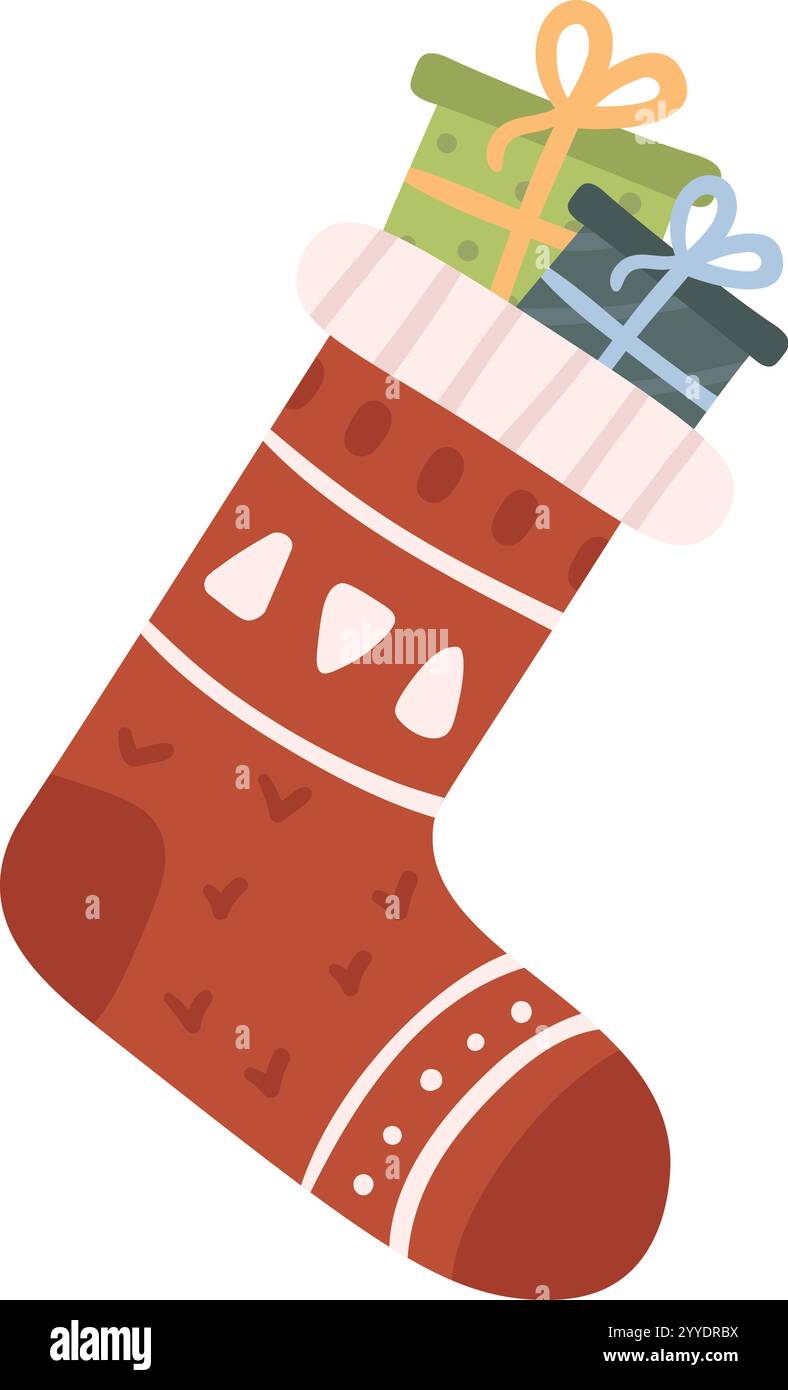 White presents red ribbons Stock Vector Images - Alamy