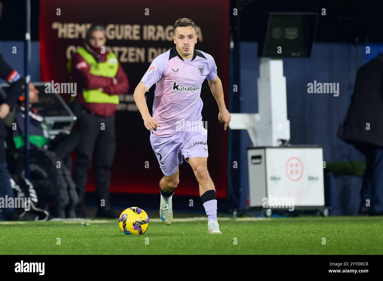 Andoni Gorosabel of Athletic Club in action during the LaLiga EA Sports ...
