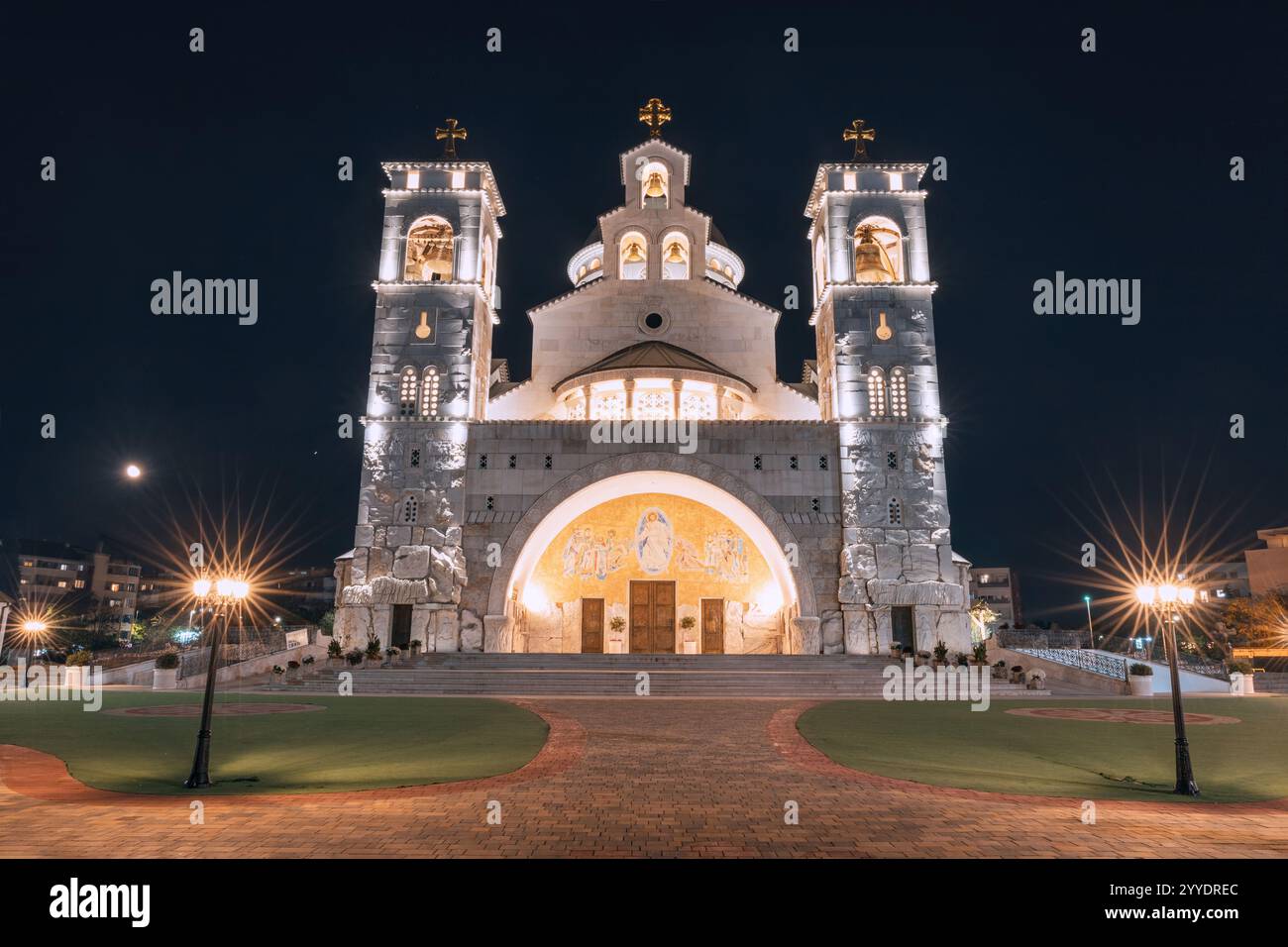 21 October 2024, Podgorica, Montenegro: Cathedral of the Resurrection ...