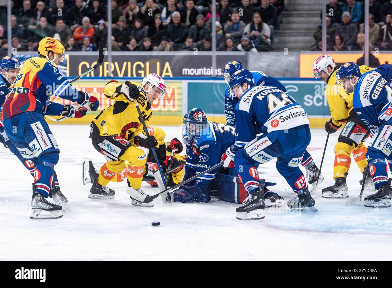 21/12/2024, Zurich, Swiss Life Arena, NL: ZSC Lions - SC Bern, #30 ...