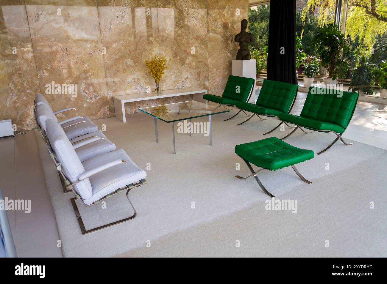 Villa Tugendhat by architect Ludwig Mies van der Rohe built in 1929 ...