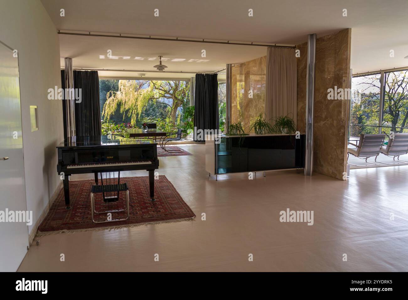 Villa Tugendhat by architect Ludwig Mies van der Rohe built in 1929 ...