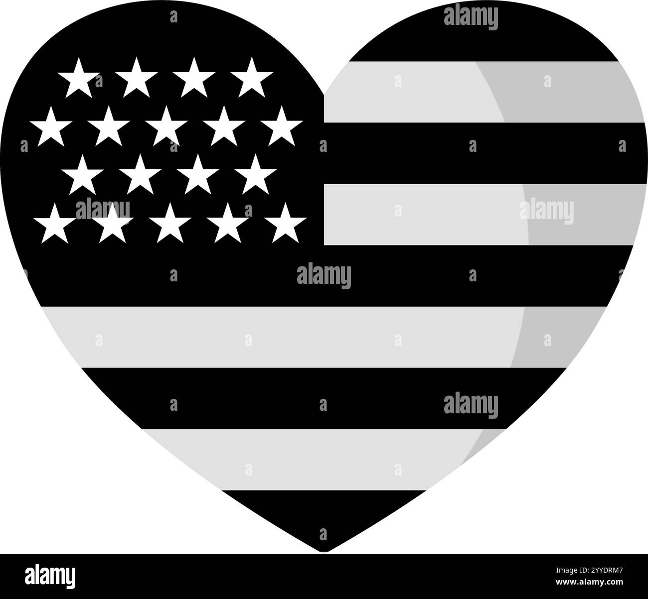 heart of the USA. united states of america Stock Vector Image & Art - Alamy