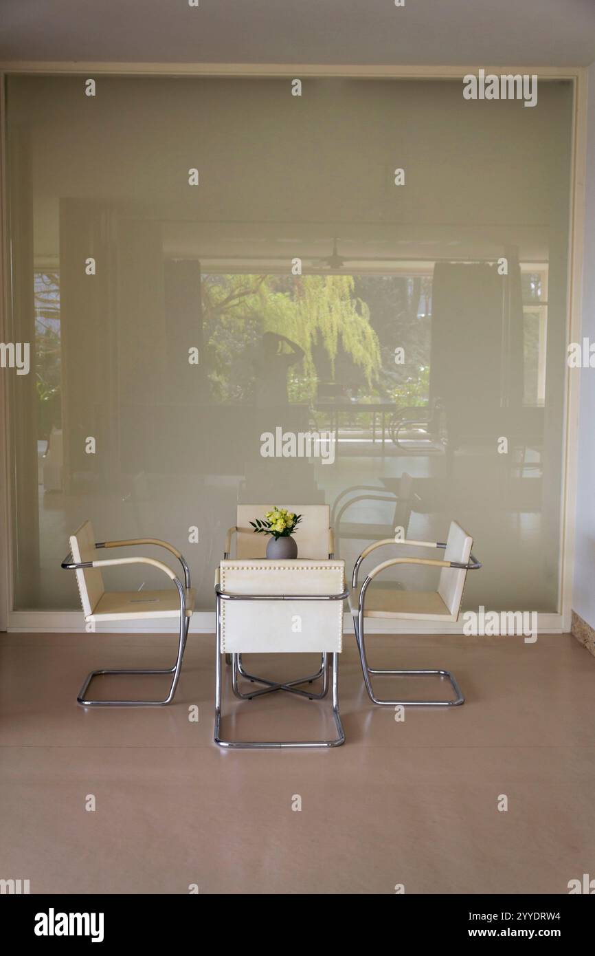 Villa Tugendhat by architect Ludwig Mies van der Rohe built in 1929 ...