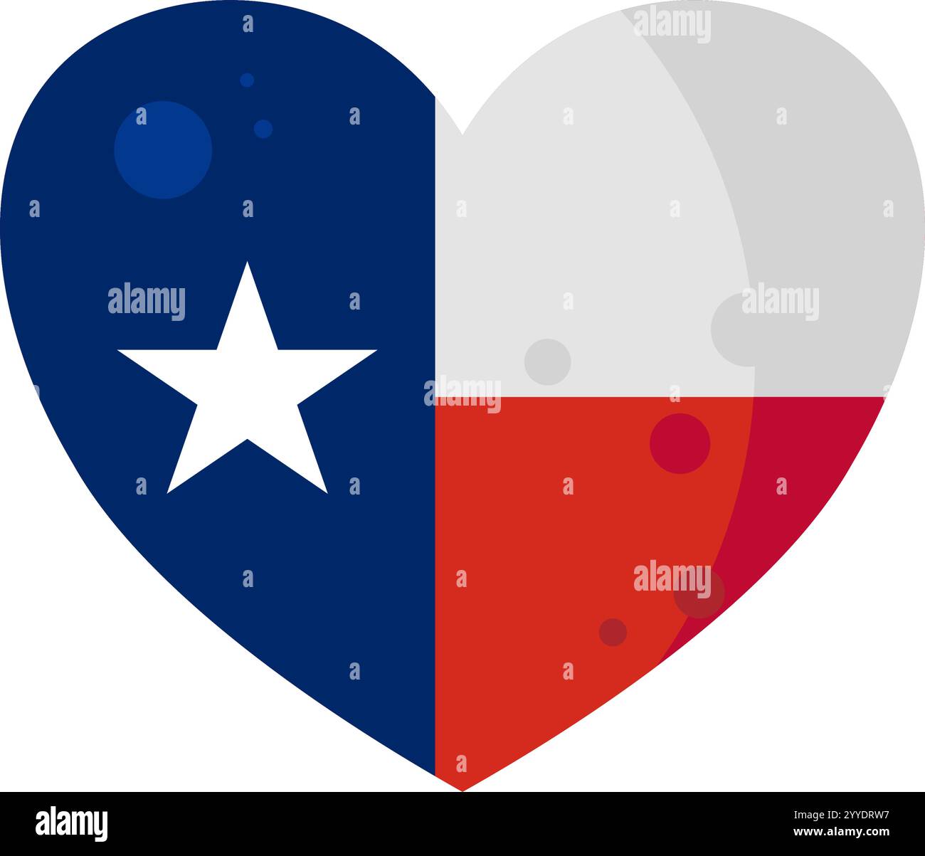 heart of texas. flag of texas shaped as a heart Stock Vector Image ...