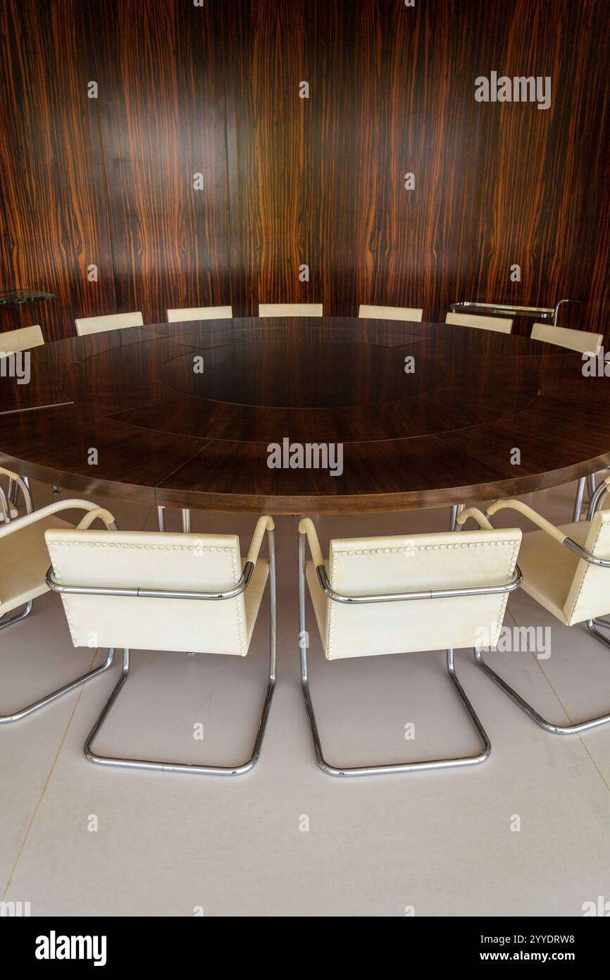 Villa Tugendhat by architect Ludwig Mies van der Rohe built in 1929 ...