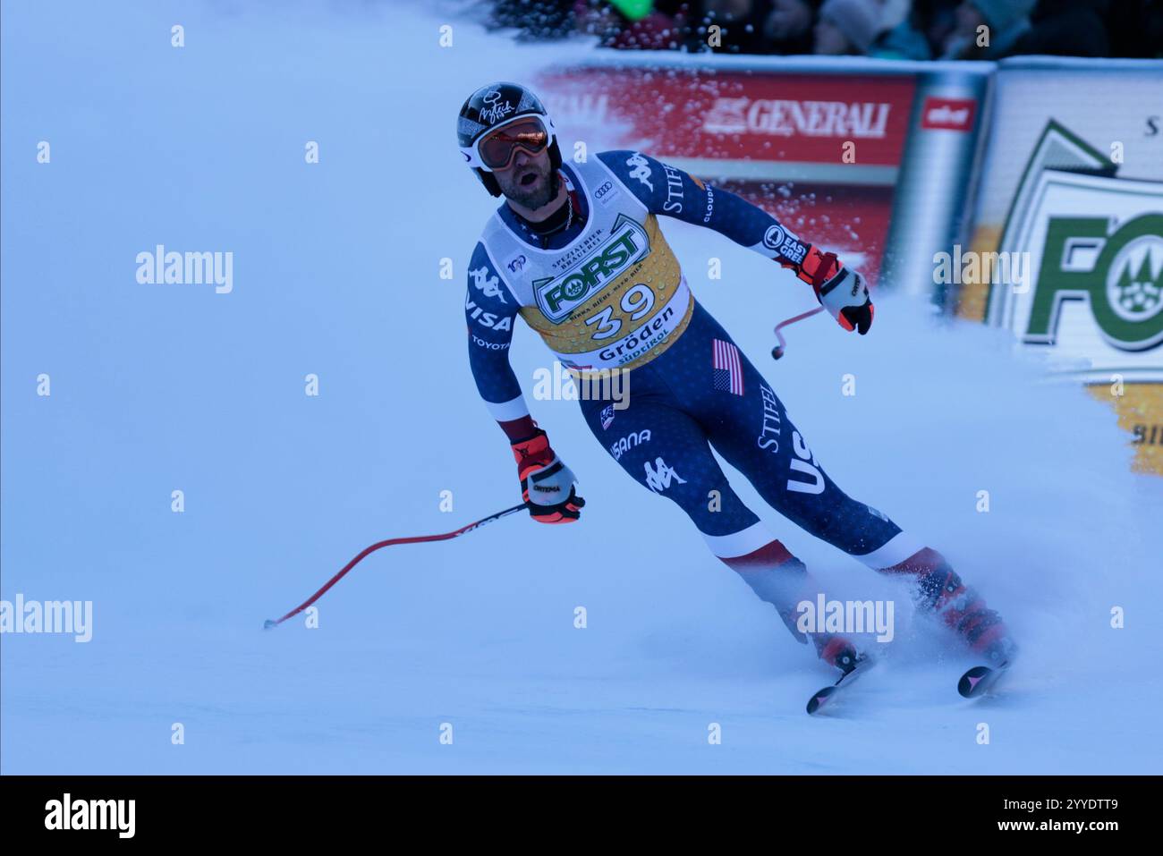 Val Gardena, Italy. 21st Dec, 2024. Wiley Maple (USA) Atomic during the ...