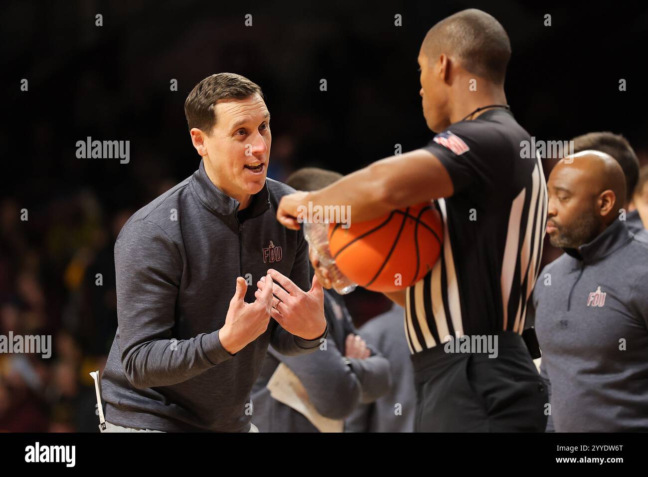 Minneapolis, Minnesota, USA. 21st Dec, 2024. Fairleigh Dickinson ...