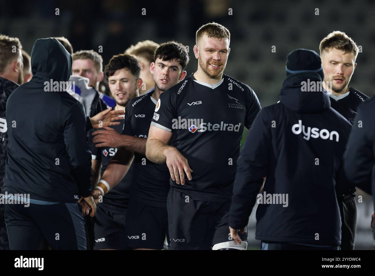 Callum Chick of Newcastle Falcons is pictured after his side’s home ...