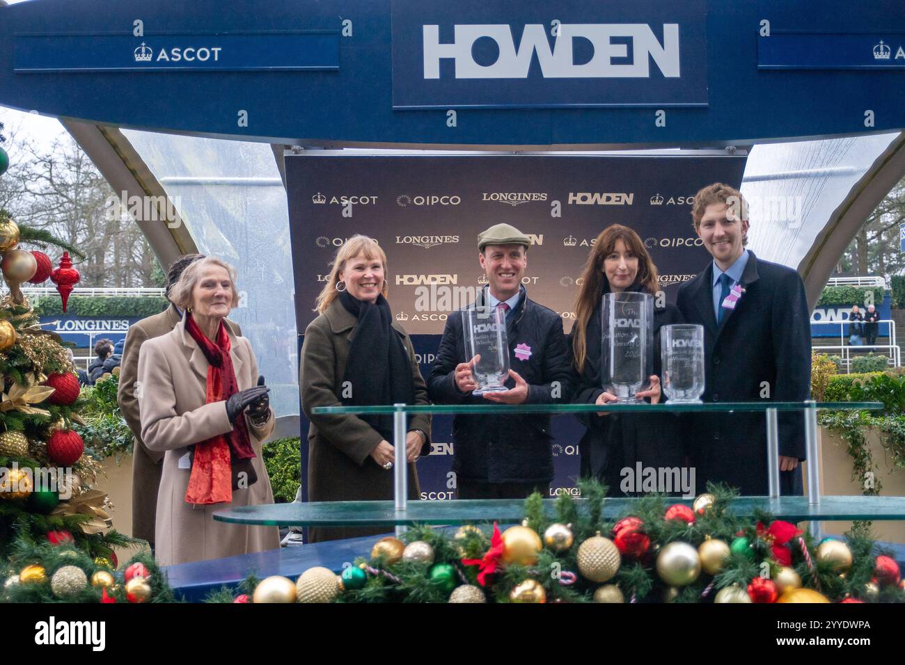 Ascot, Berkshire, UK. 21st December, 2024. The Winners Presentation ...