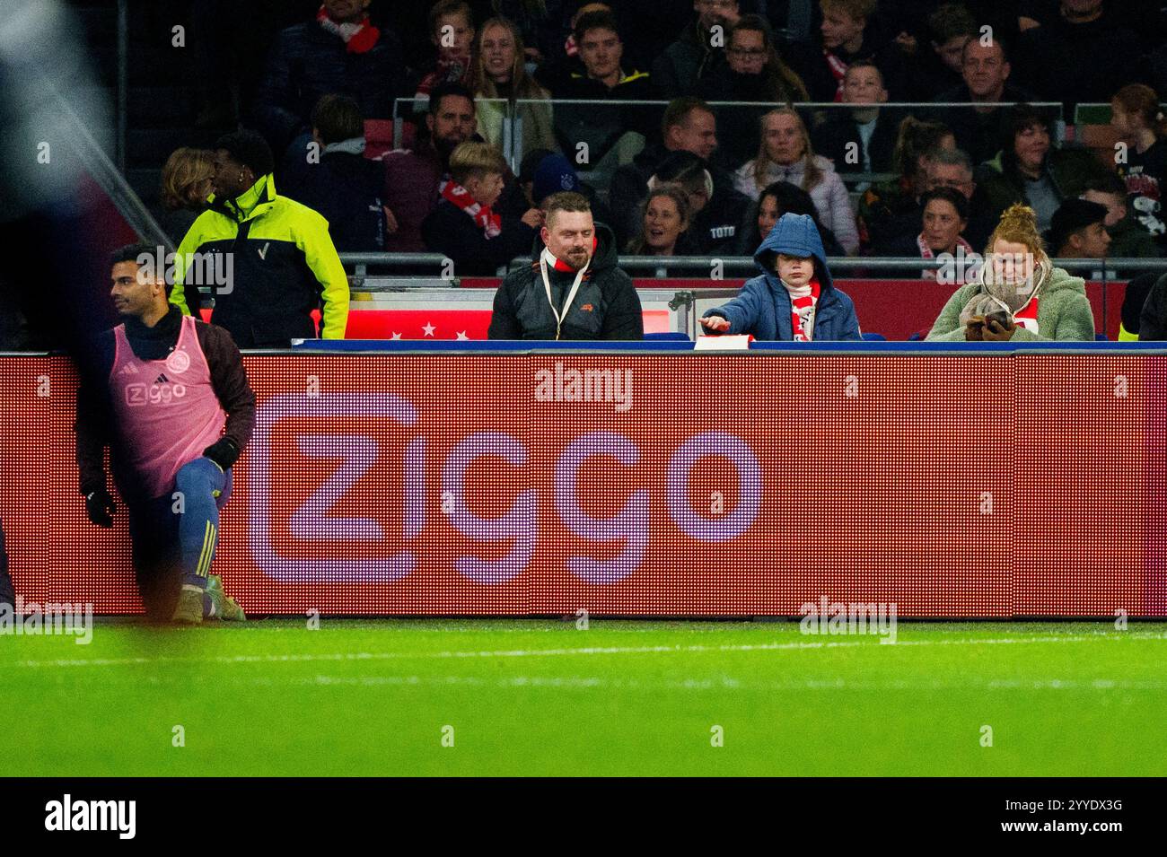 Amsterdam, Netherlands. 19th Dec, 2024. AMSTERDAM, 19-12-2024, Johan Cruijff ArenA, season 2024/ ...