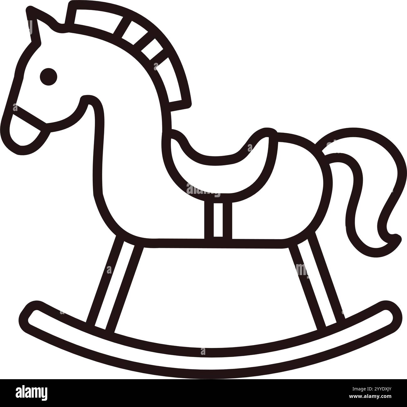 rocking horse - vector icon Stock Vector Image & Art - Alamy