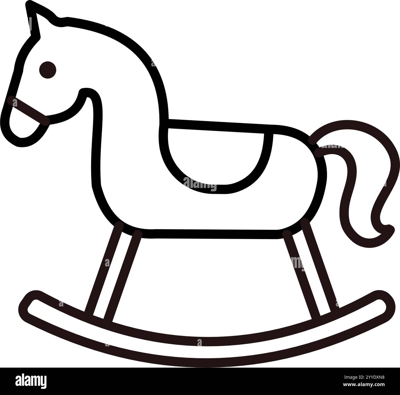 rocking horse - vector icon Stock Vector Image & Art - Alamy