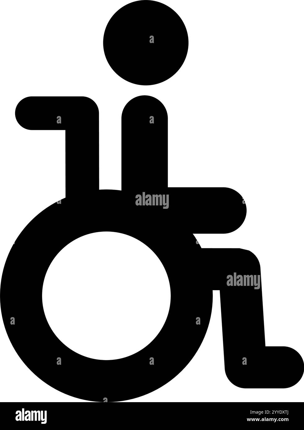 Wheelchair symbol - vector icon Stock Vector Image & Art - Alamy