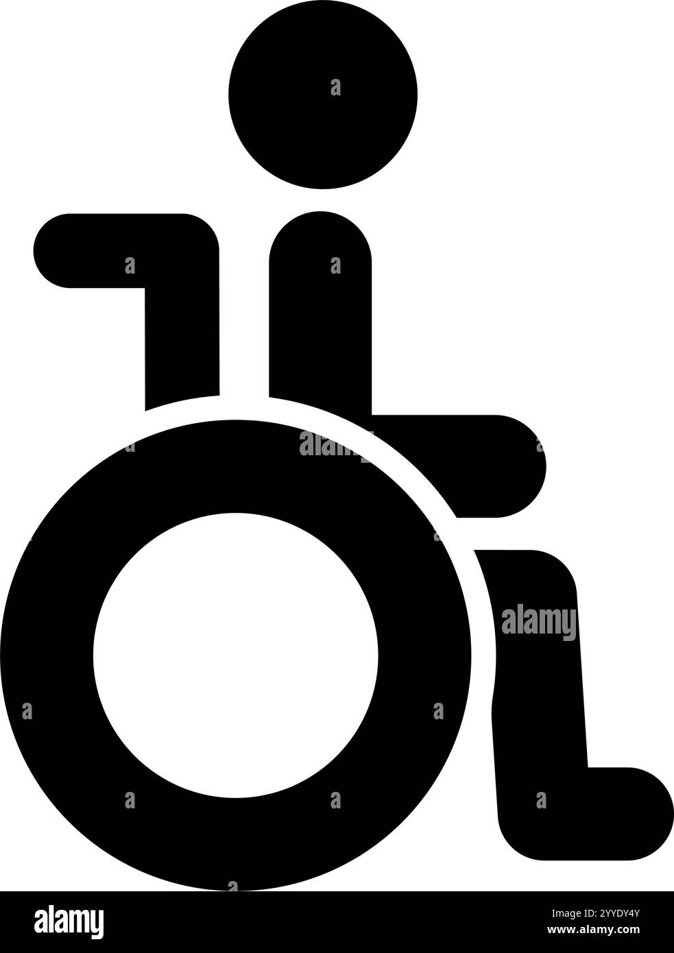 Wheelchair symbol - vector icon Stock Vector Image & Art - Alamy