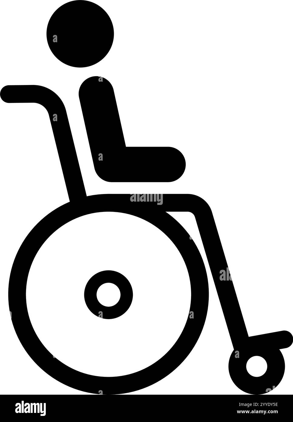 Wheelchair symbol - vector icon Stock Vector Image & Art - Alamy