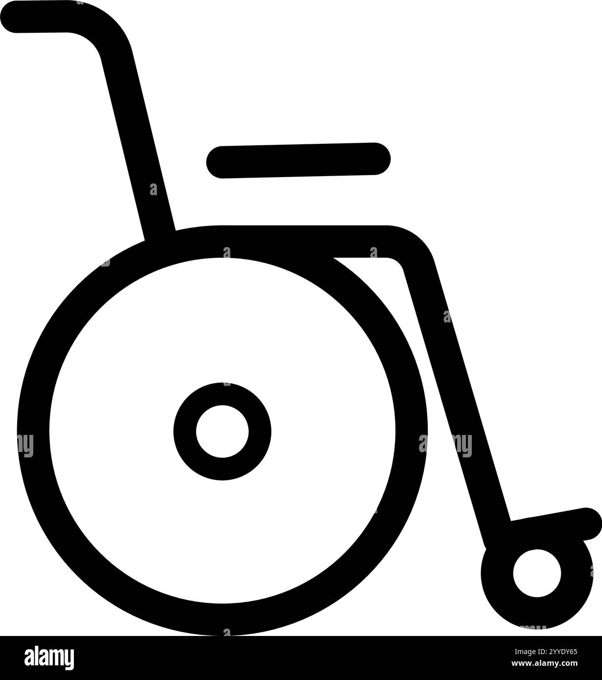 Wheelchair symbol - vector icon Stock Vector Image & Art - Alamy
