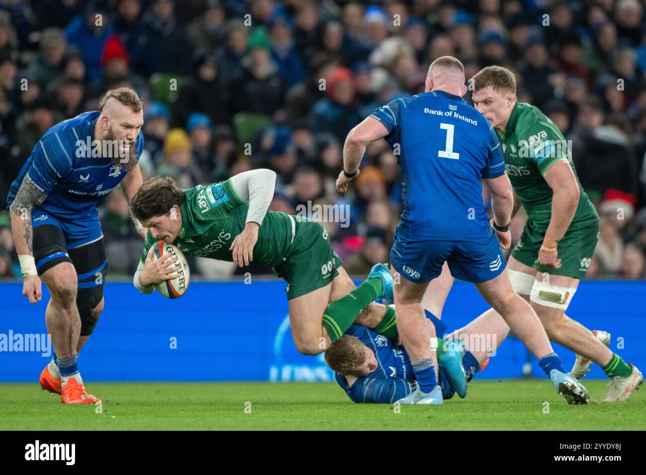 Dublin, Ireland. 21st Dec, 2024. Piers O'Conor of Connacht with the ...