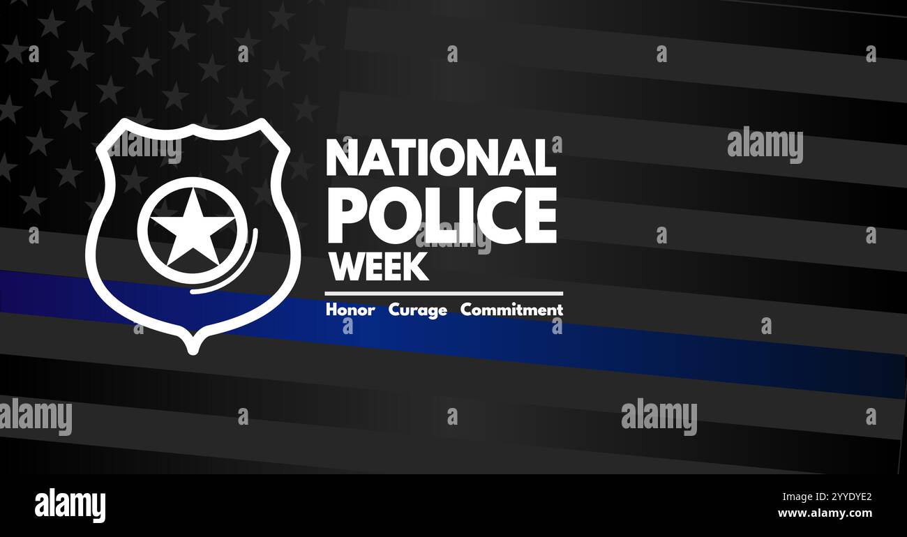 National Police Week banner Stock Vector Image & Art - Alamy