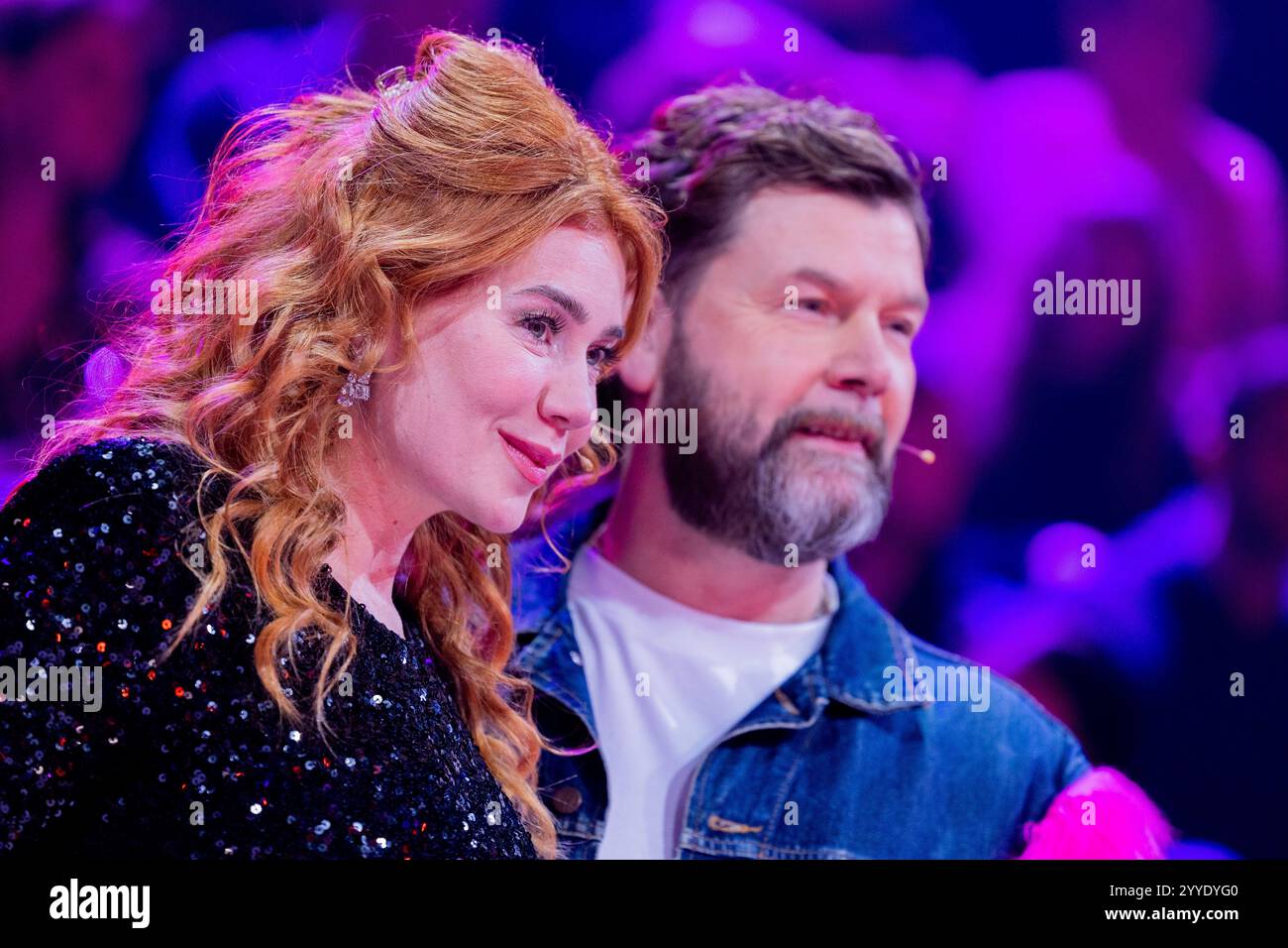 Cologne, Germany. 21st Dec, 2024. Rea Garvey and Palina Rojinski will ...