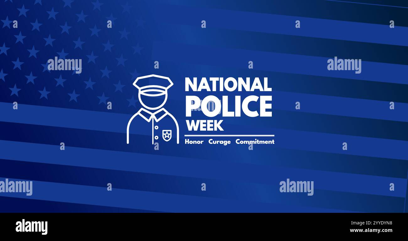 National Police Week banner Stock Vector Image & Art - Alamy