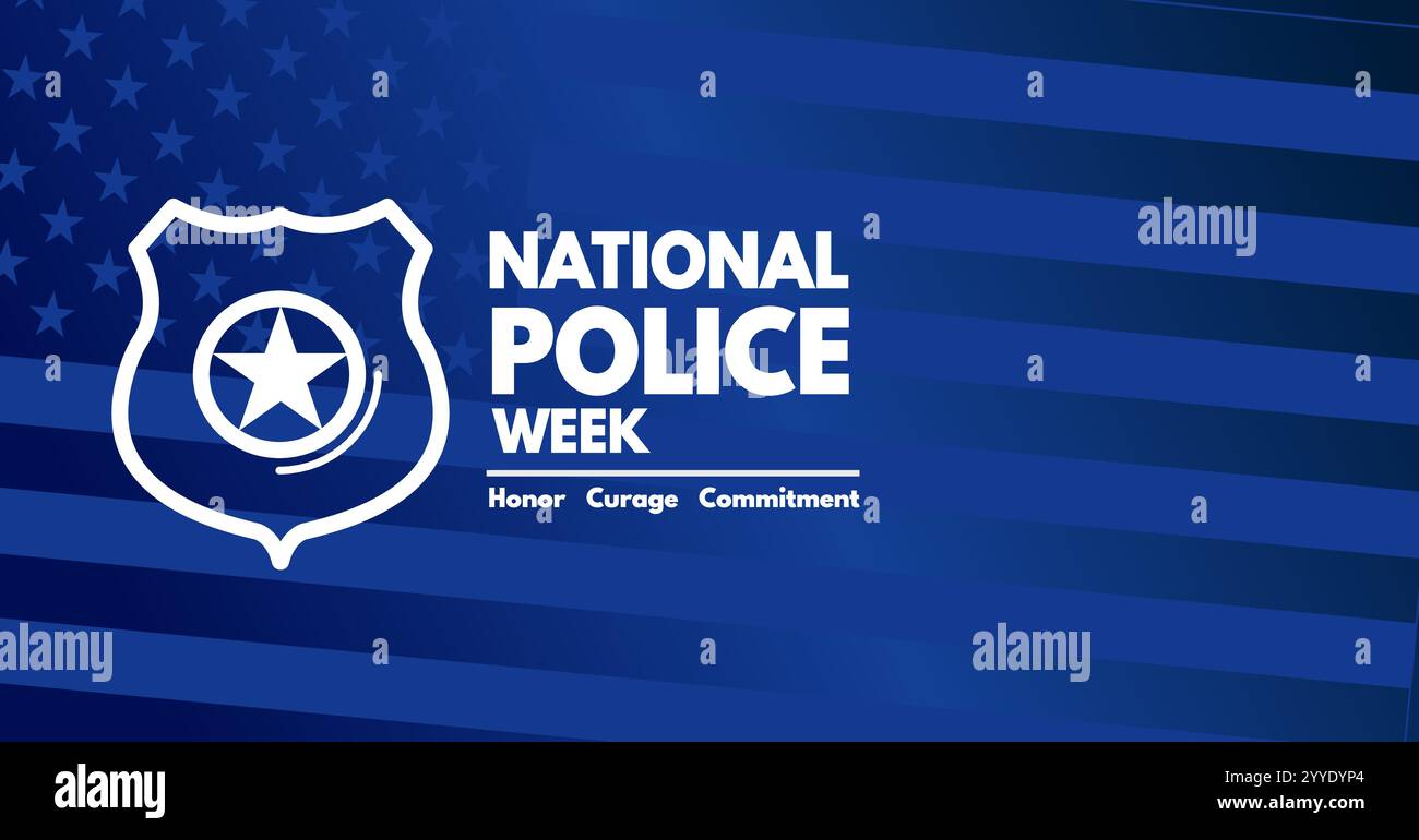 National Police Week banner Stock Vector Image & Art - Alamy