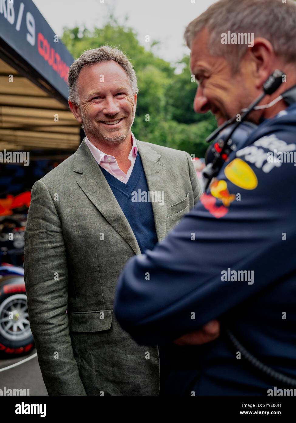 Red Bull Racing team principal Christian Horner at the Goodwood Festival Of Speed Event 2024 ...