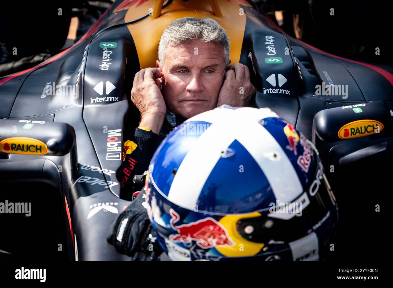 David Coulthard (SCO) driving the Red Bull RB8 at the Red Bull Formula ...