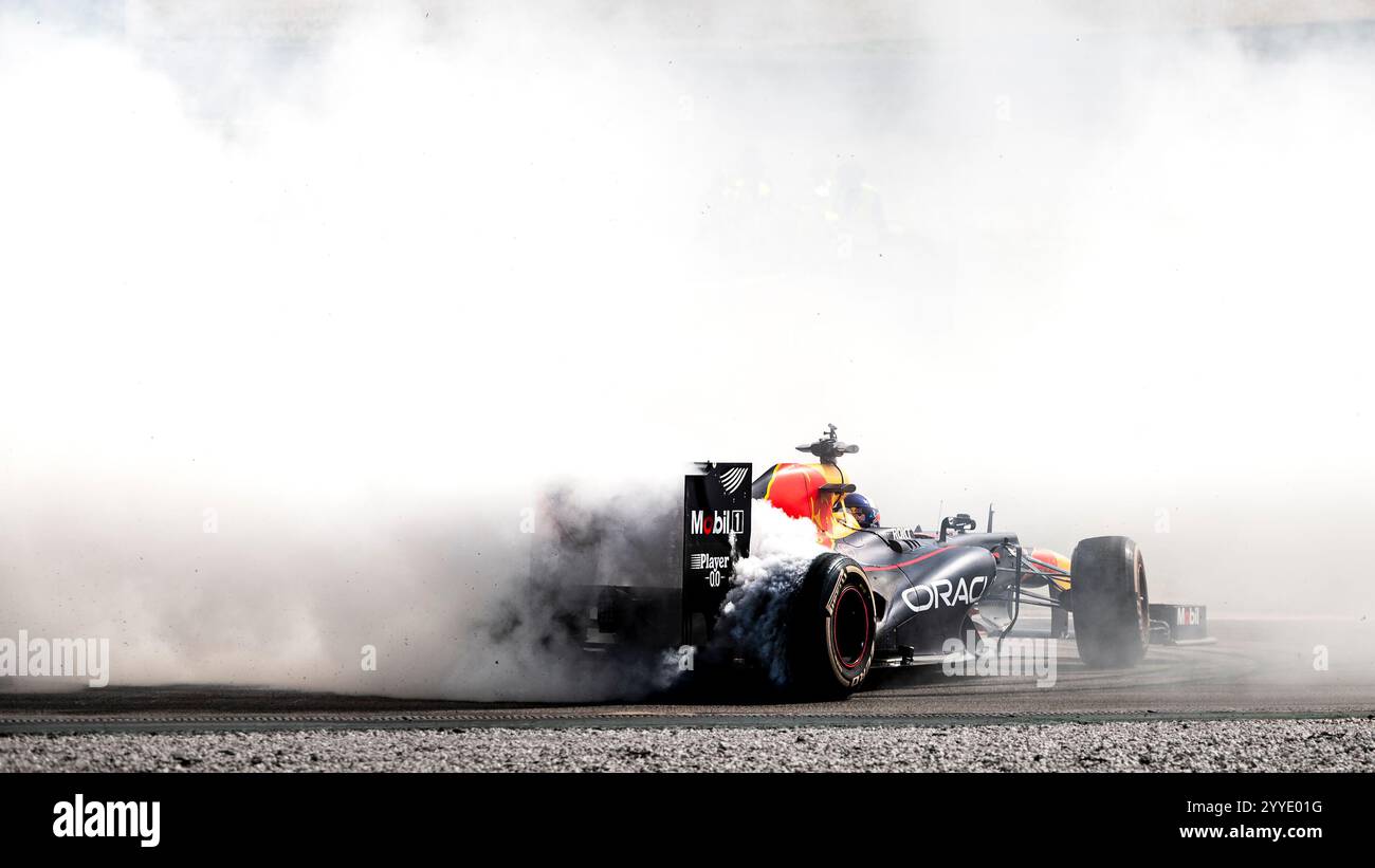 David Coulthard (SCO) driving the Red Bull RB8 at the Red Bull Formula ...