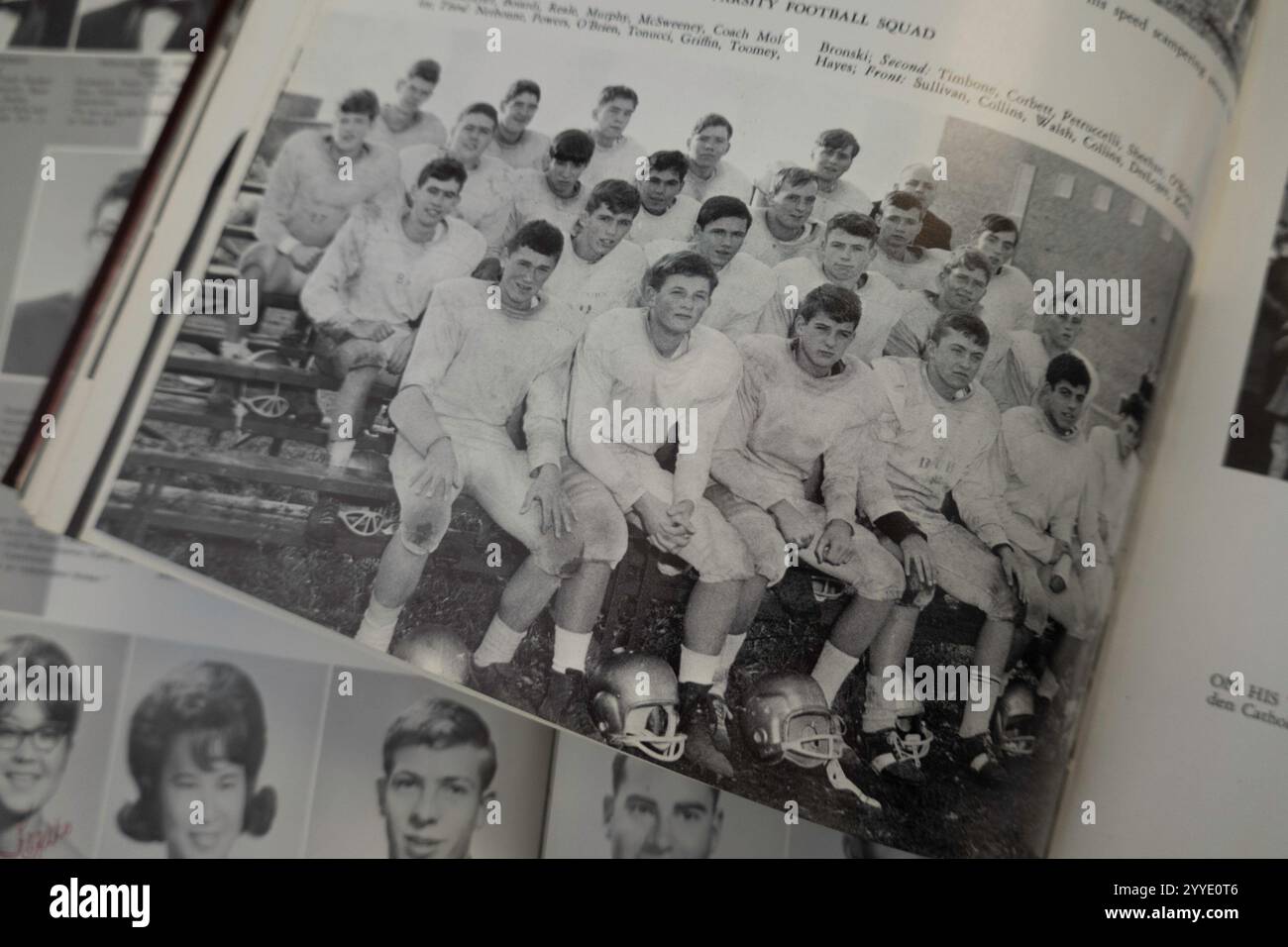 Vintage 1960s High School Yearbook, USA Stock Photo - Alamy