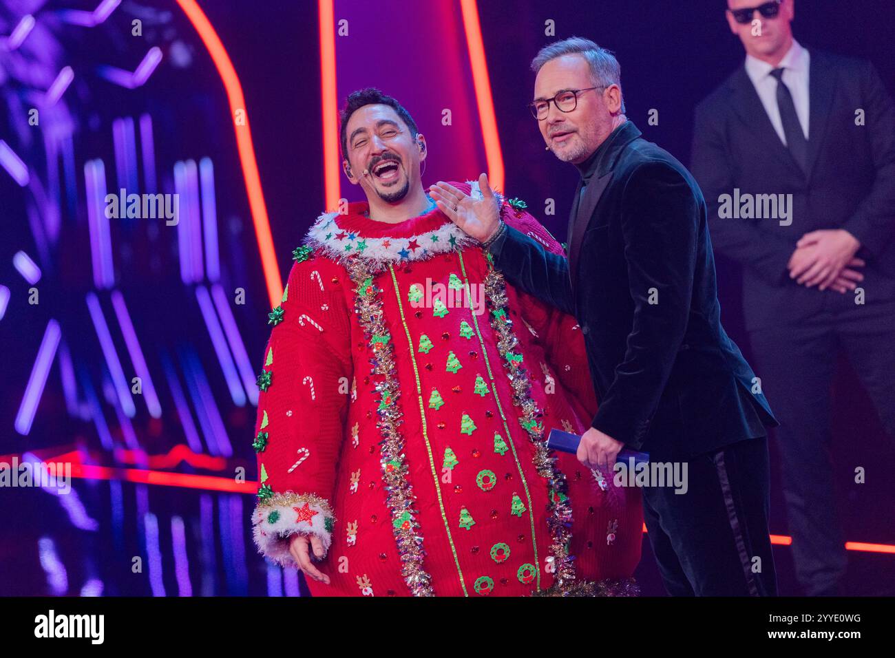 Cologne, Germany. 21st Dec, 2024. Rapper Eko Fresh is on stage as the ...