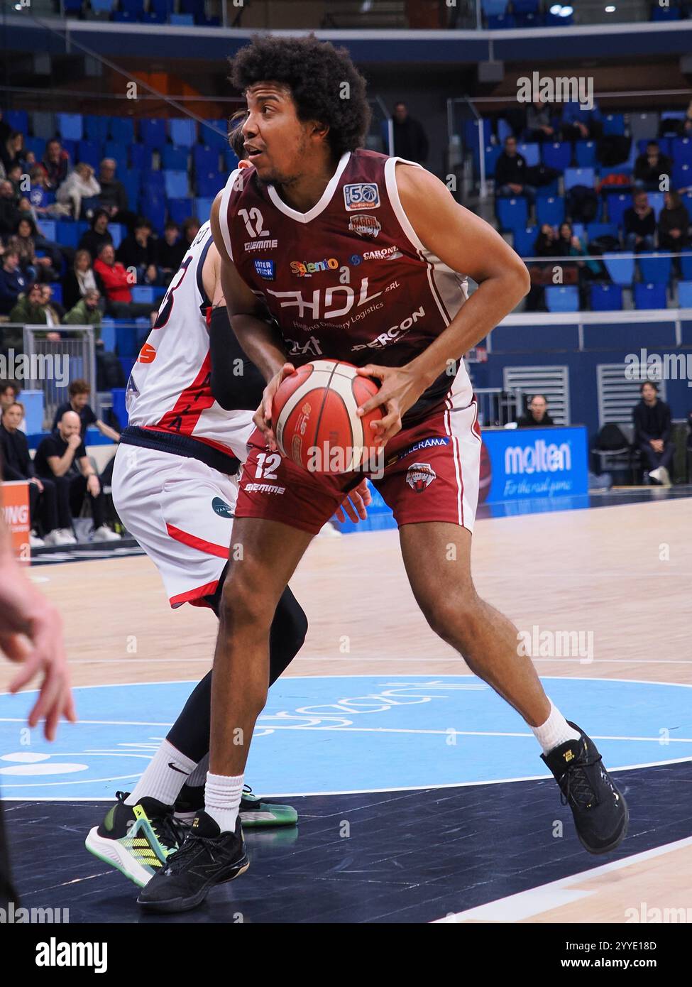 Milan, Italy. 21st Dec, 2024. Wayne Stewart Jr (HDL Nardo basket ...