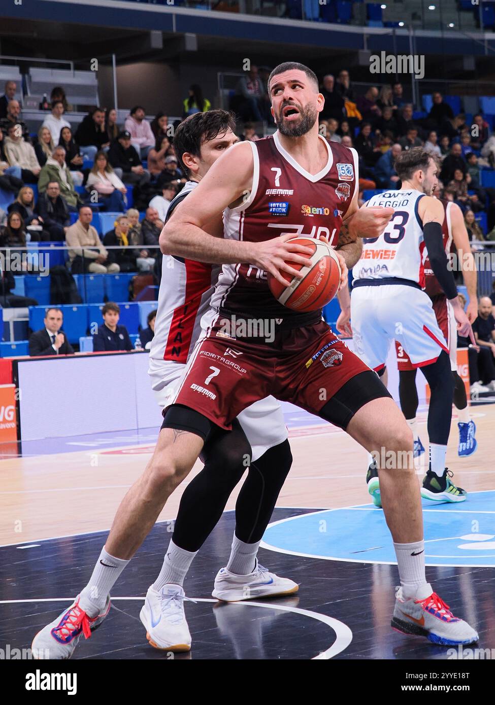 Milan, Italy. 21st Dec, 2024. Antonio Iannuzzi (HDL Nardo basket ...